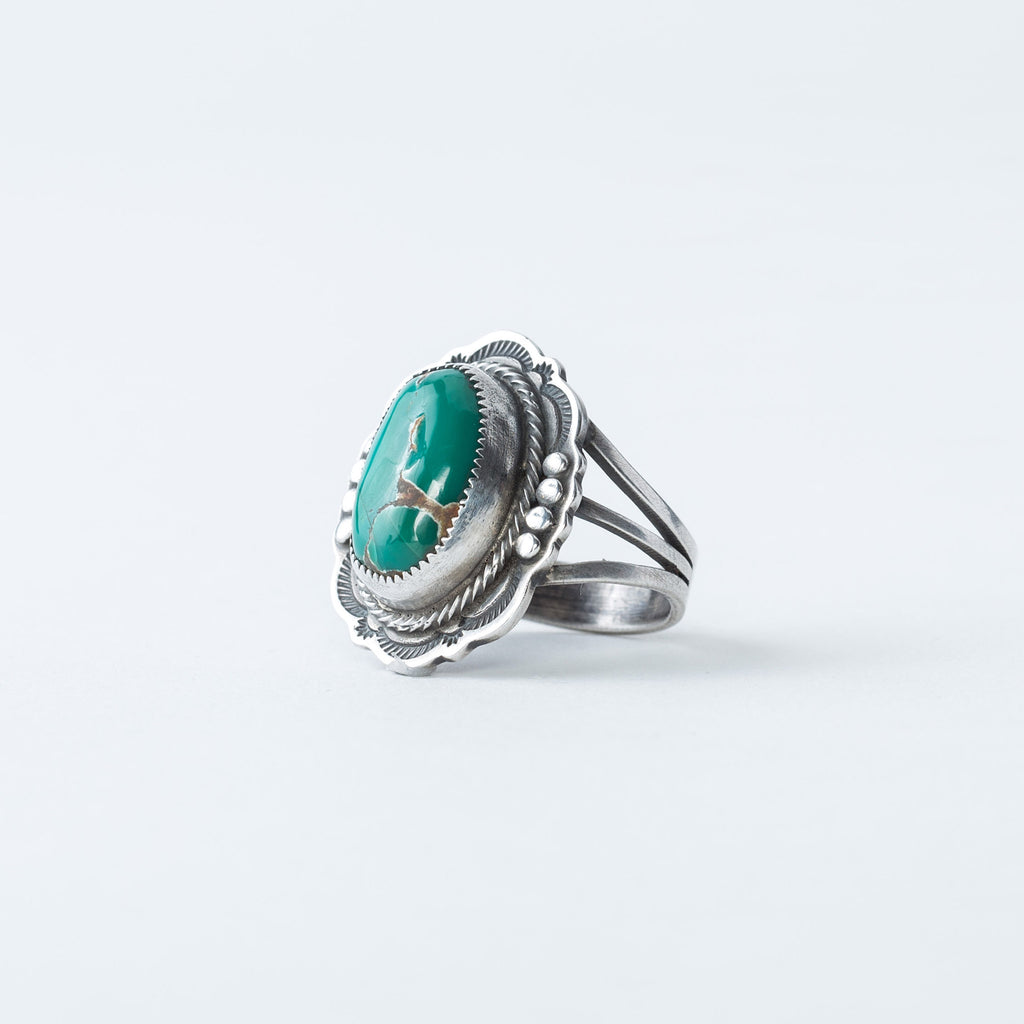 Sterling Silver and Turquoise Ring – Hummingbird Jewelers